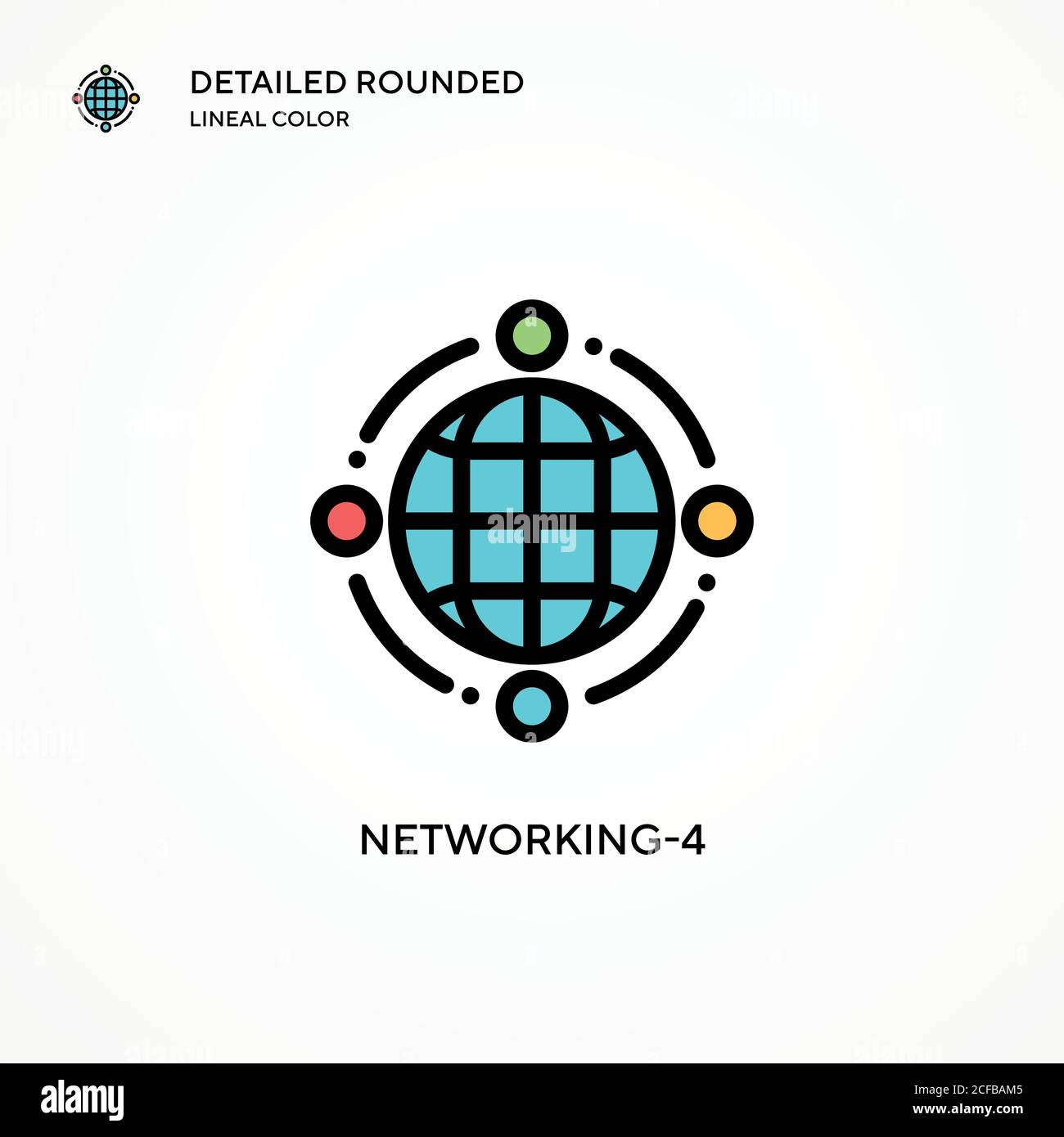 Networking-4 vector icon. Modern vector illustration concepts. Easy to ...