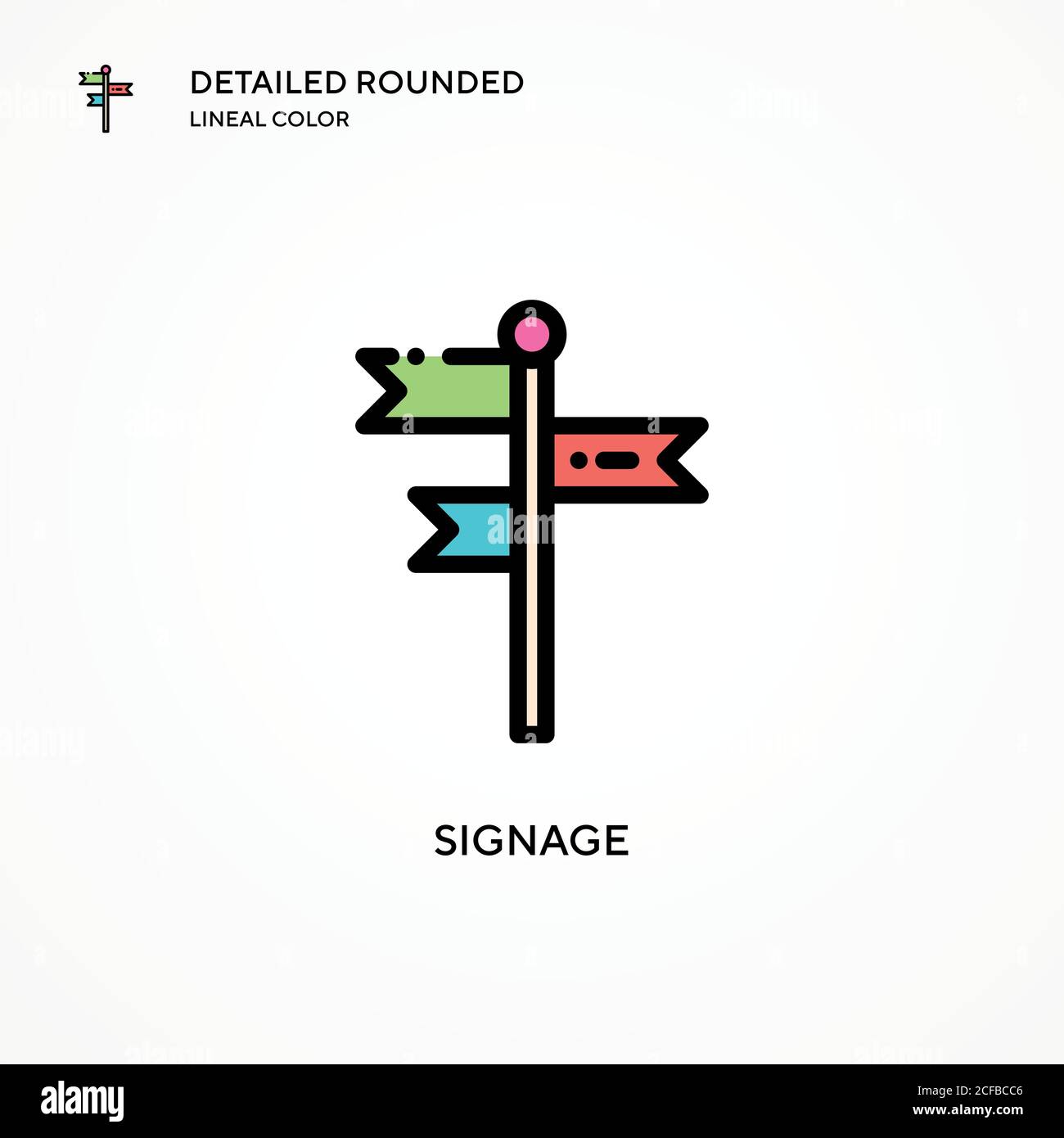 Signage vector icon. Modern vector illustration concepts. Easy to edit ...