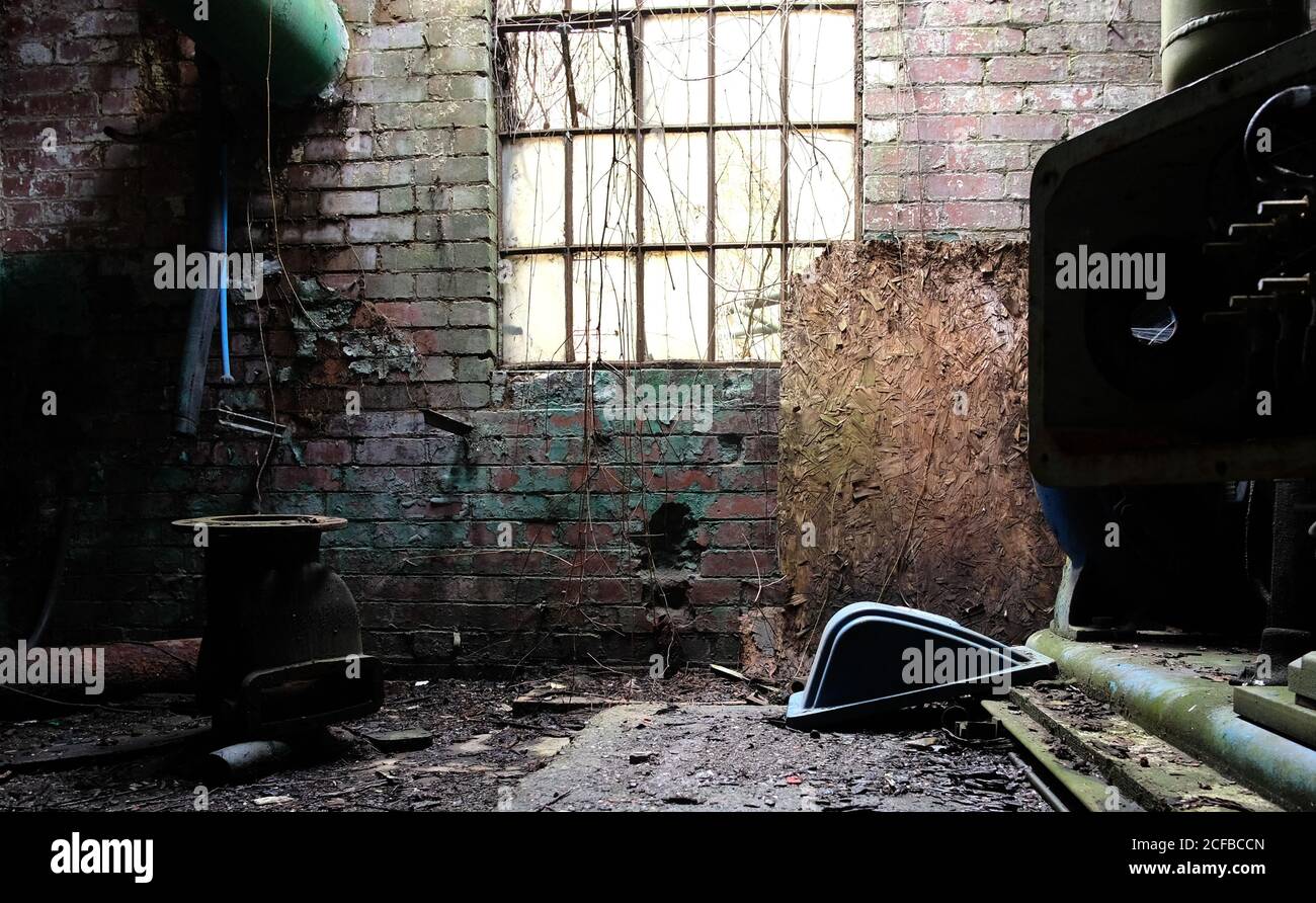 Abandoned Factory Interior Old Building High Resolution Stock ...