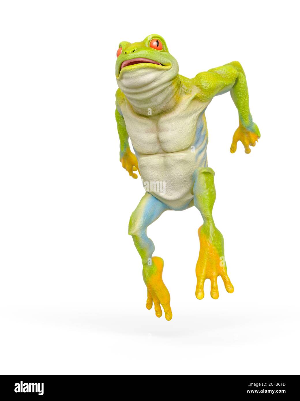 Red eyed tree frog jumping hi-res stock photography and images - Alamy