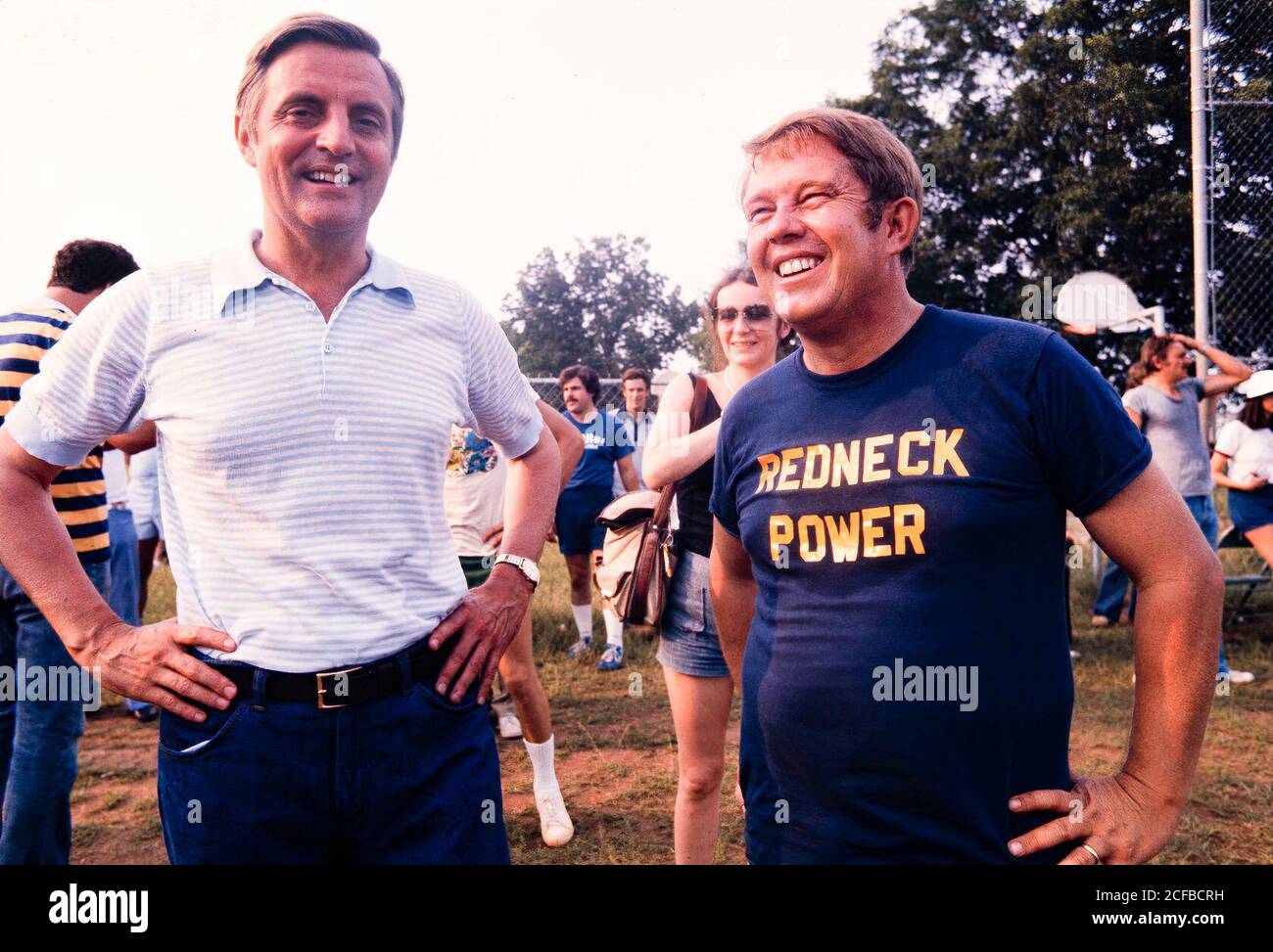Billy Carter, wearing a Redneck Power tshirt, brother of President ...