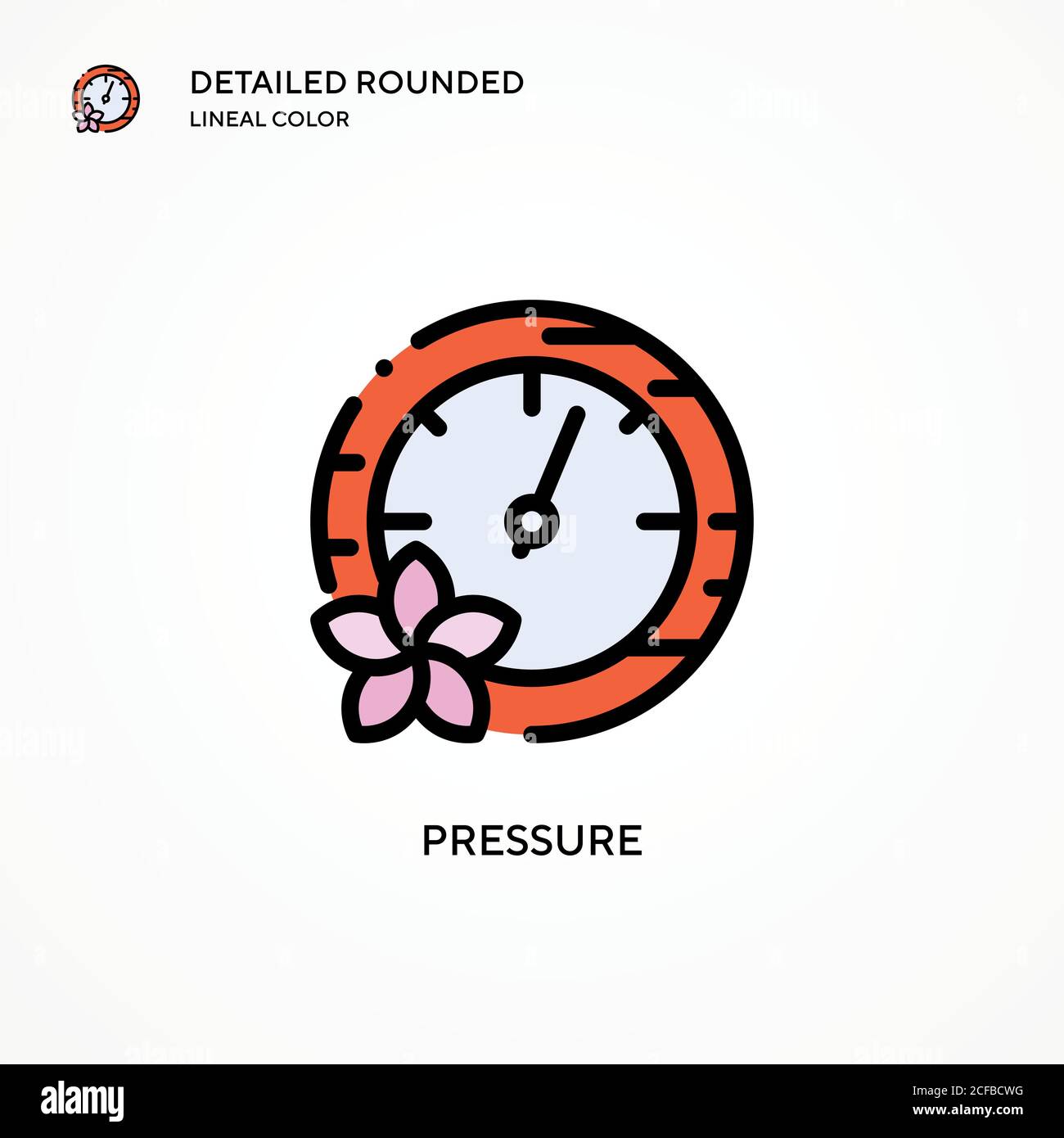 Pressure vector icon. Modern vector illustration concepts. Easy to edit ...