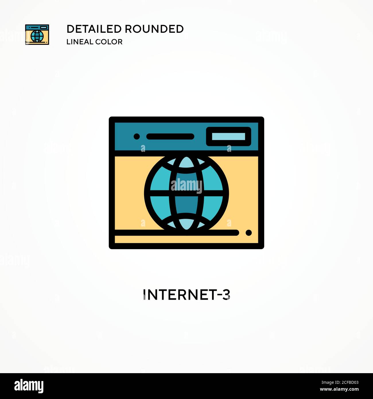 Internet-3 vector icon. Modern vector illustration concepts. Easy to ...