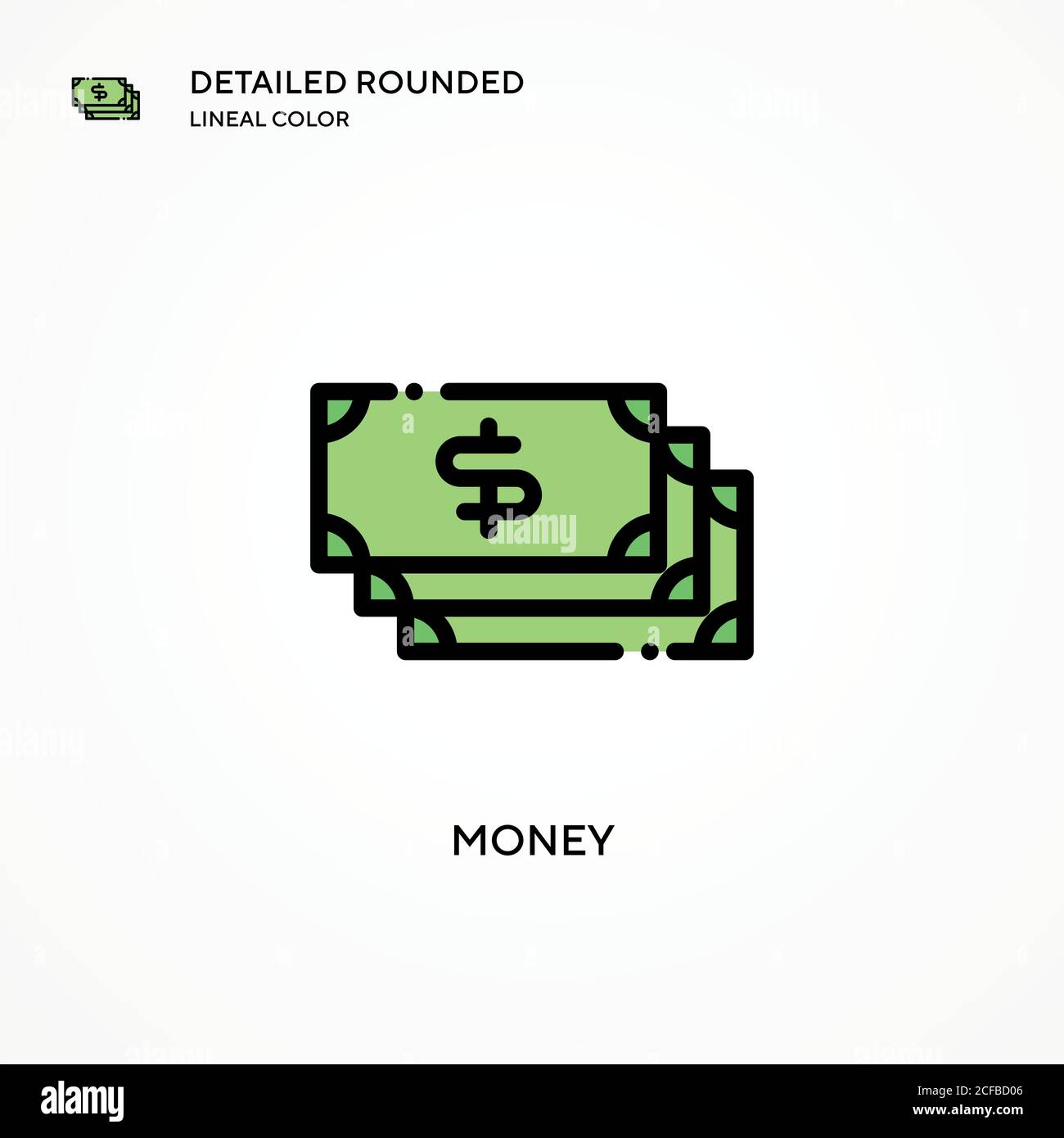 Money vector icon. Modern vector illustration concepts. Easy to edit ...