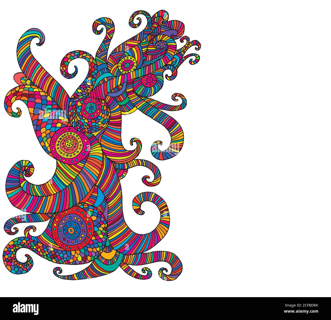 Rainbow scroll Stock Vector Images - Alamy