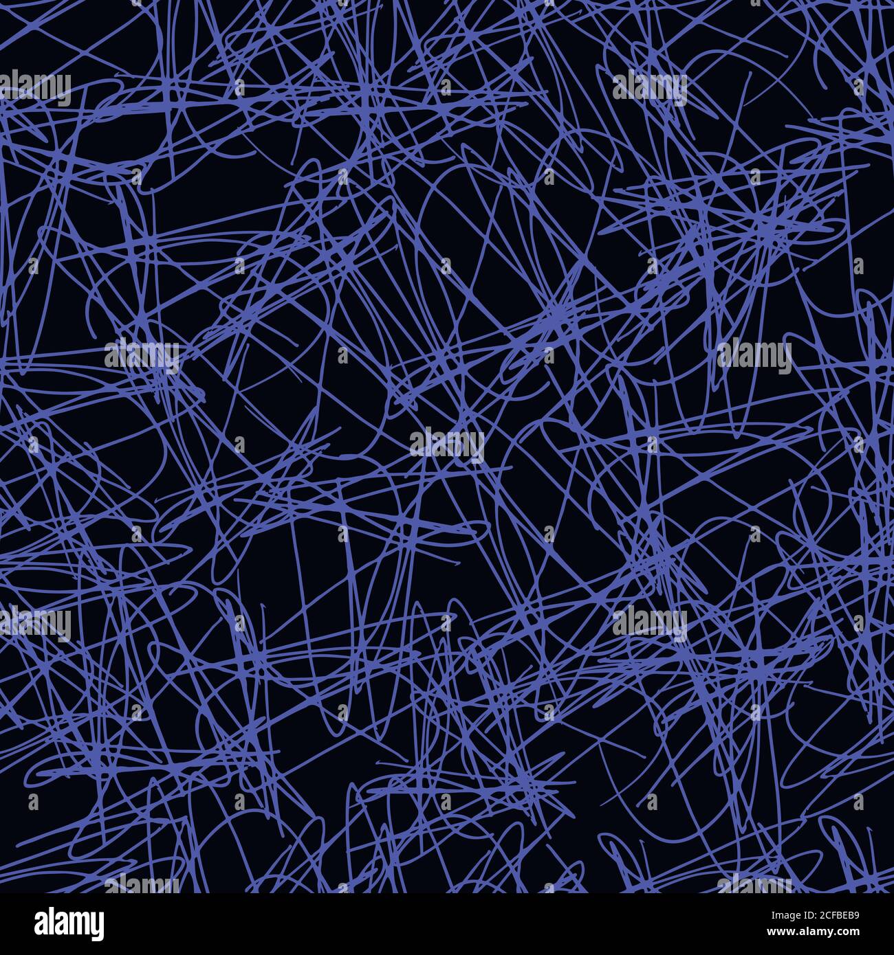Decorative abstract doodle seamless pattern, imitation ballpoint Stock ...