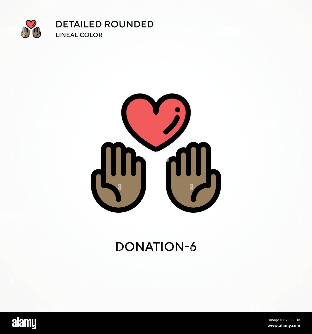 Donation-6 vector icon. Modern vector illustration concepts. Easy to ...