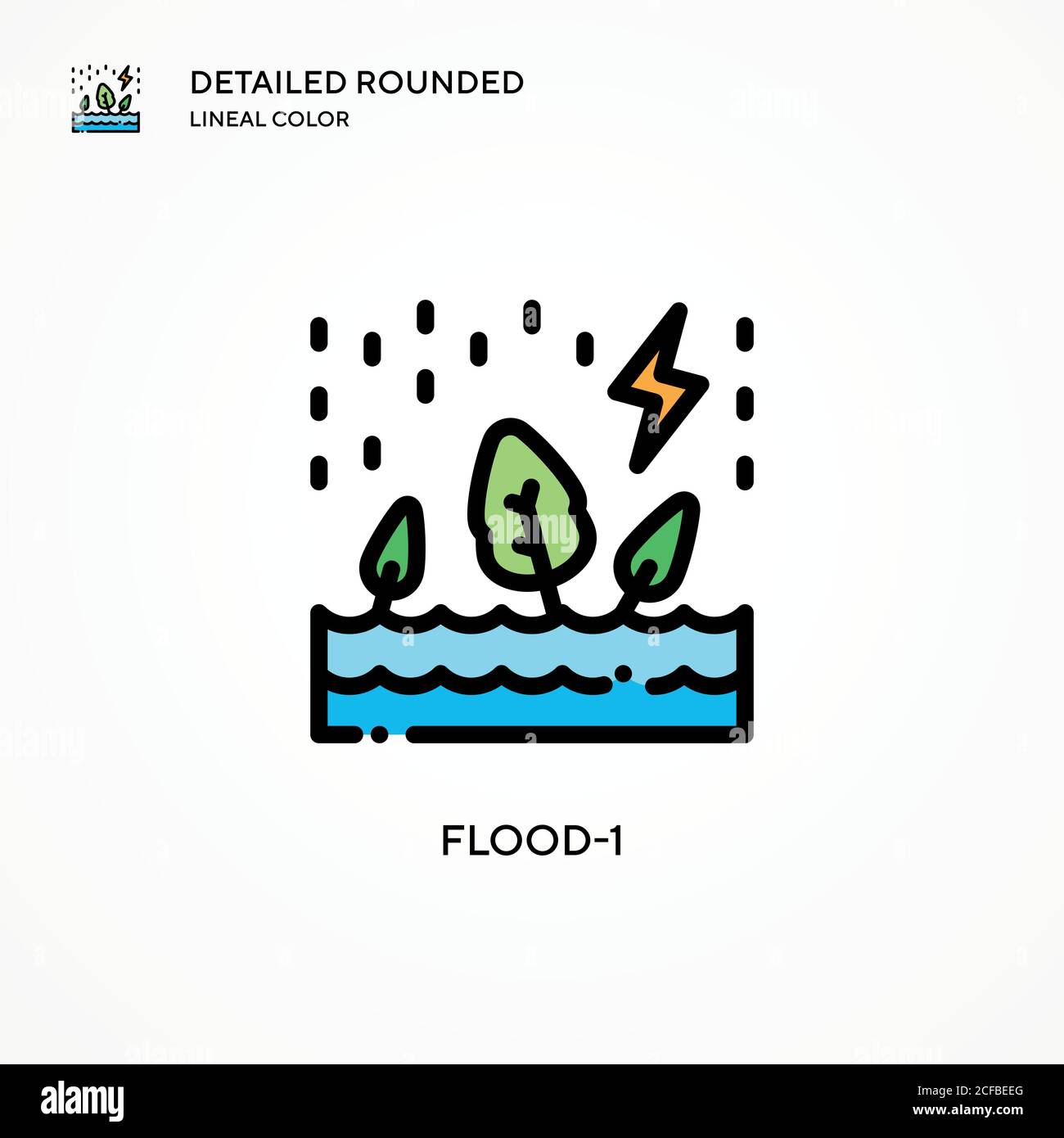 Flood-1 vector icon. Modern vector illustration concepts. Easy to edit ...
