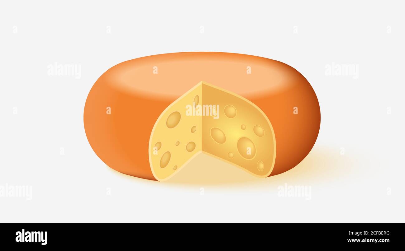 Chunk of cheddar Stock Vector Images - Alamy