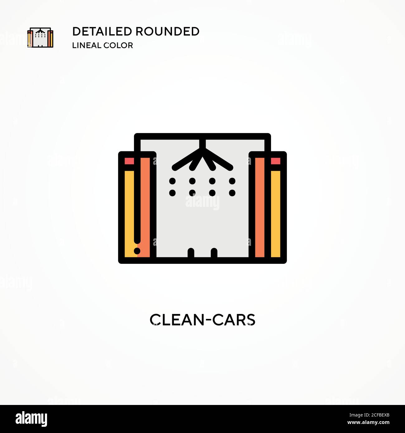 Clean-cars vector icon. Modern vector illustration concepts. Easy to ...