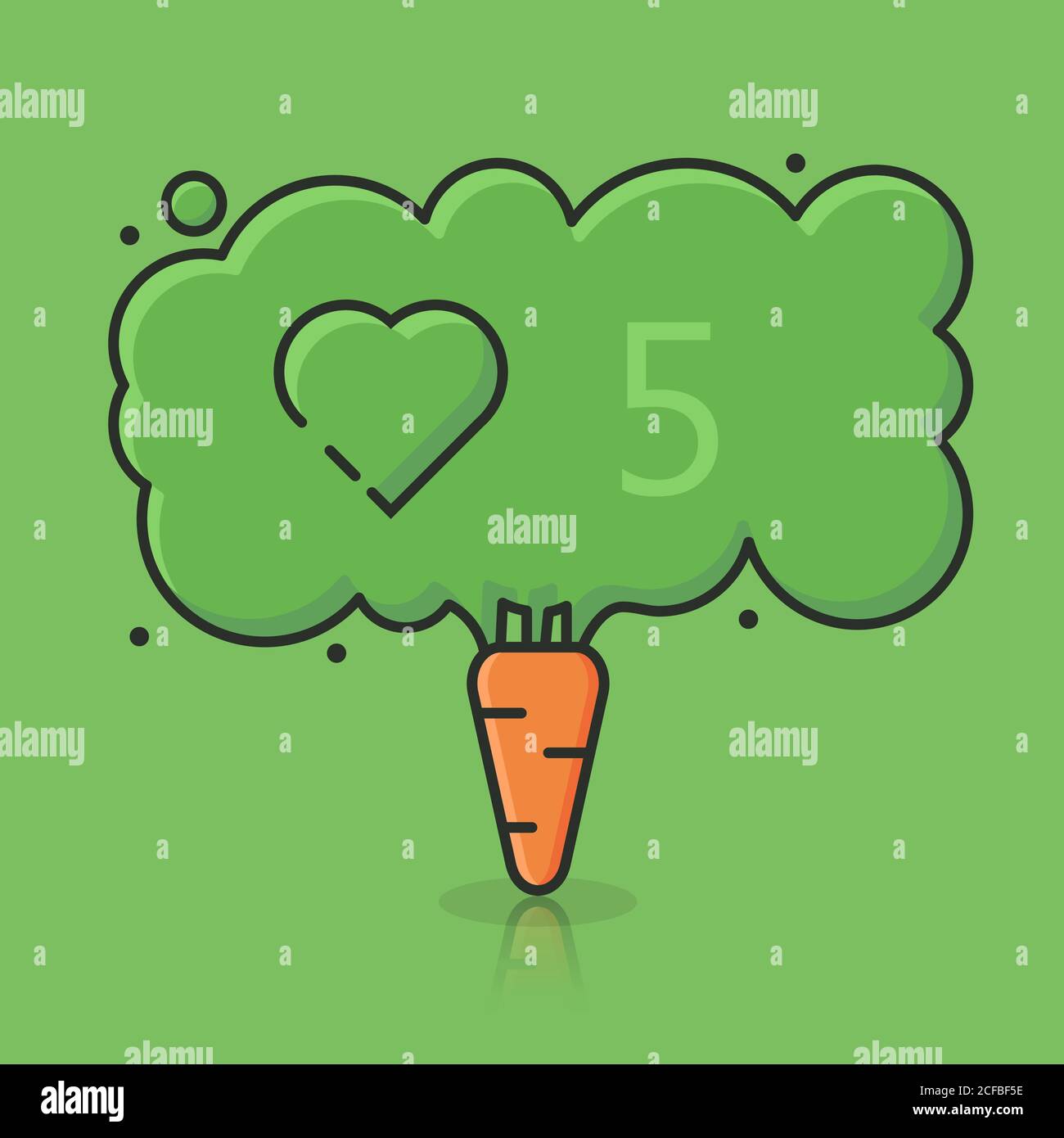 Live food counter Stock Vector Images - Alamy