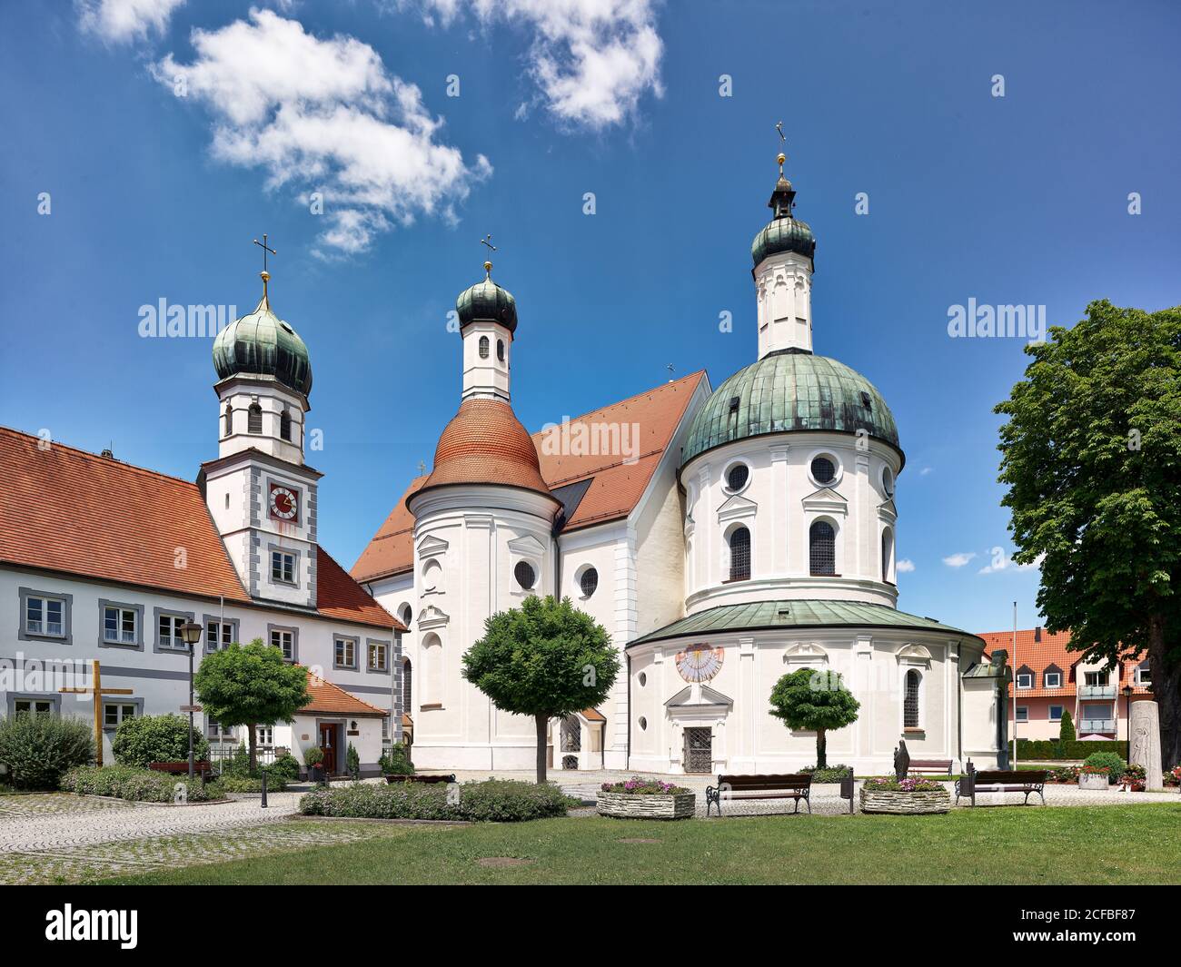 To Our Lady Help on the Lechfeld, pilgrimage church Maria Hilf, Maria ...