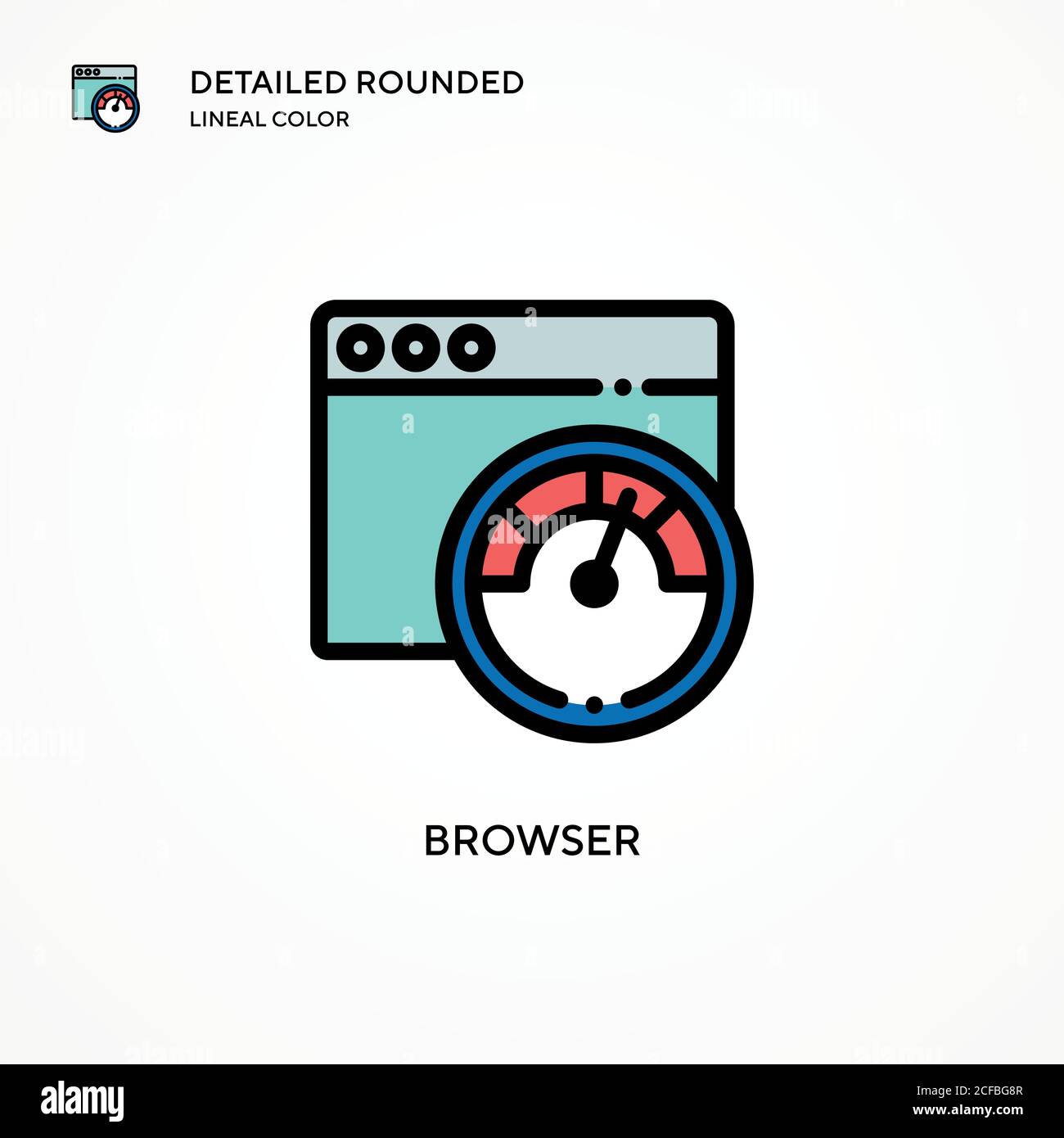 Browser vector icon. Modern vector illustration concepts. Easy to edit ...