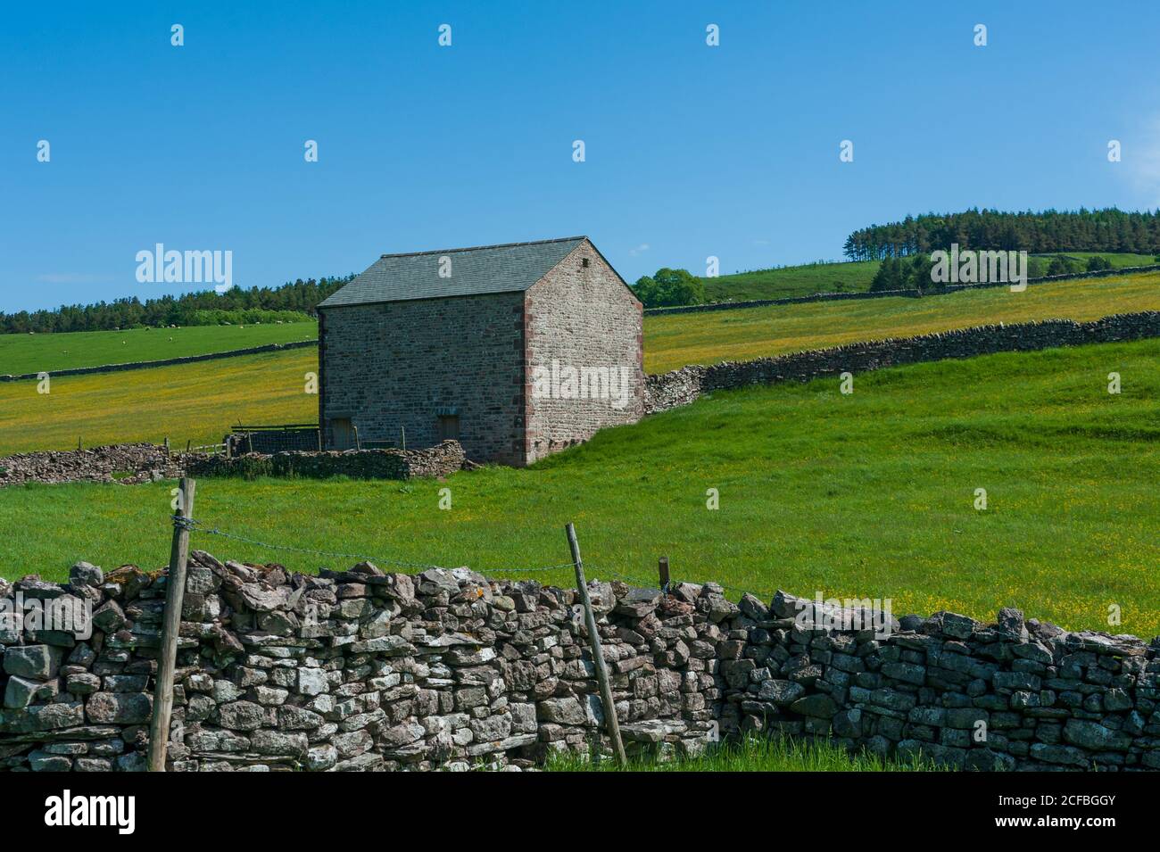 Barn at Park Hill near Ravenstonedale Stock Photo - Alamy