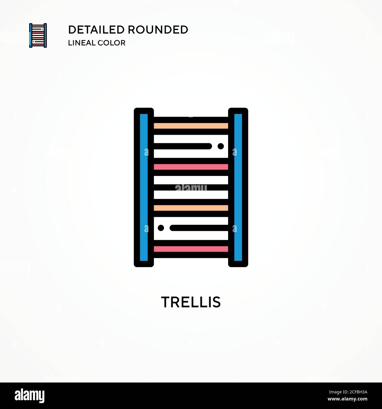 Trellis vector icon. Modern vector illustration concepts. Easy to edit ...