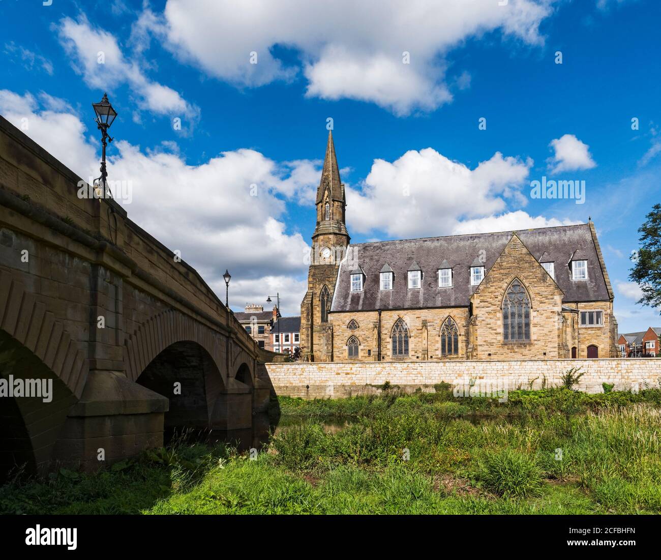 Exterior of St Georges United Reformed Church at Morpeth ...