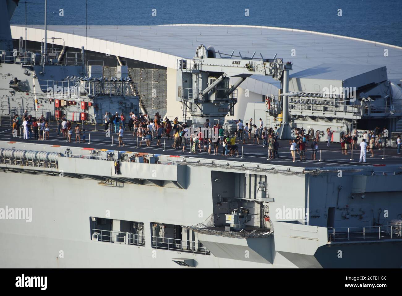 Aircraft carrier moored hi-res stock photography and images - Alamy