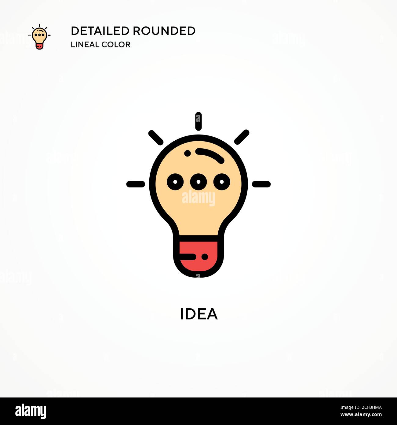 Idea vector icon. Modern vector illustration concepts. Easy to edit and ...