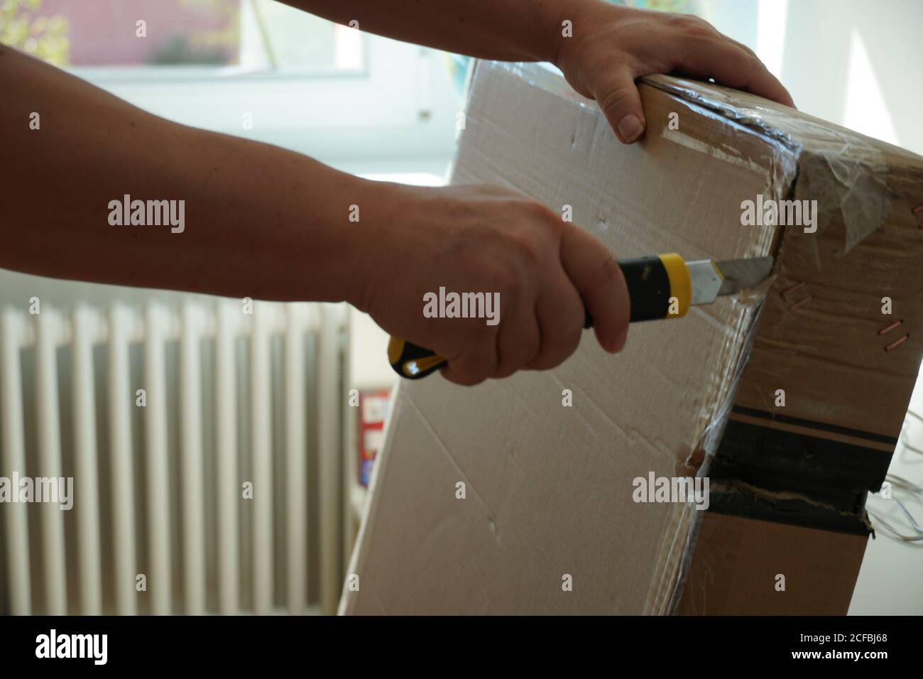 Cardboard Cutter High Resolution Stock Photography and Images - Alamy