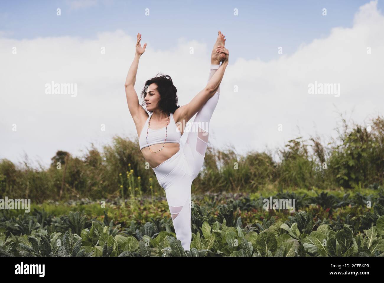 Flexible woman hi-res stock photography and images - Alamy