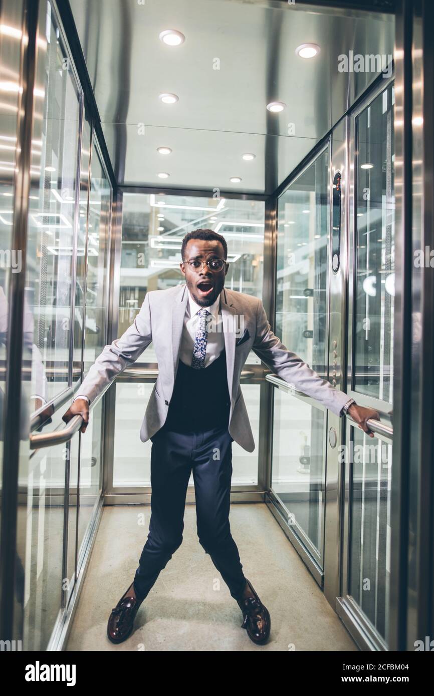 Trapped in elevator hi-res stock photography and images - Alamy