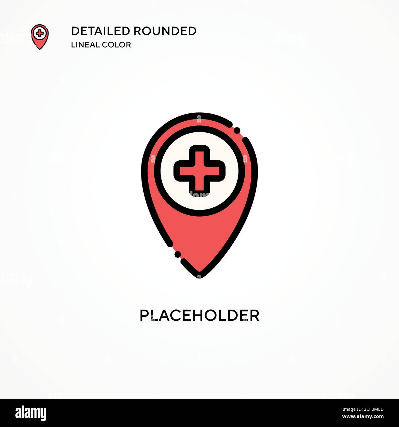 Placeholder vector icon. Modern vector illustration concepts. Easy to ...
