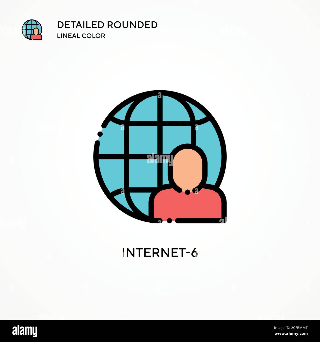 Internet-6 vector icon. Modern vector illustration concepts. Easy to ...