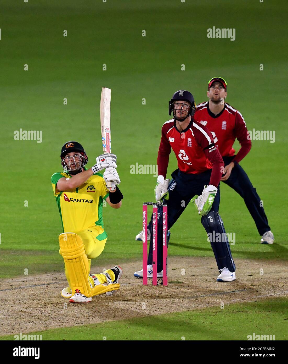 Australias aaron finch bats hi-res stock photography and images - Alamy