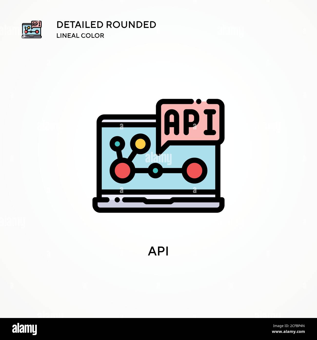 Api vector icon. Modern vector illustration concepts. Easy to edit and ...