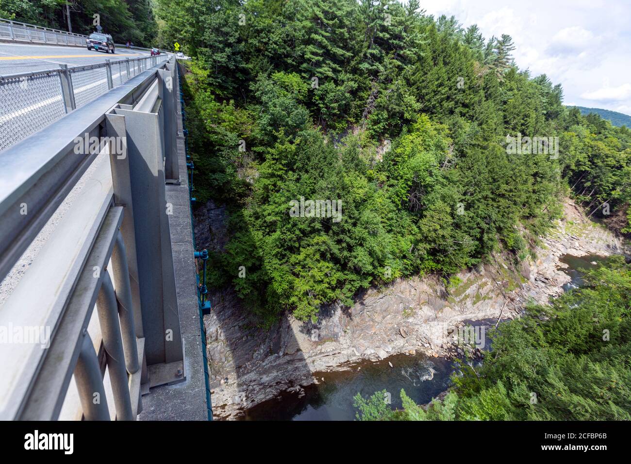 US Route 4 Bridge and Quechee Gorge, Quechee, Vermont along U.S. Route ...