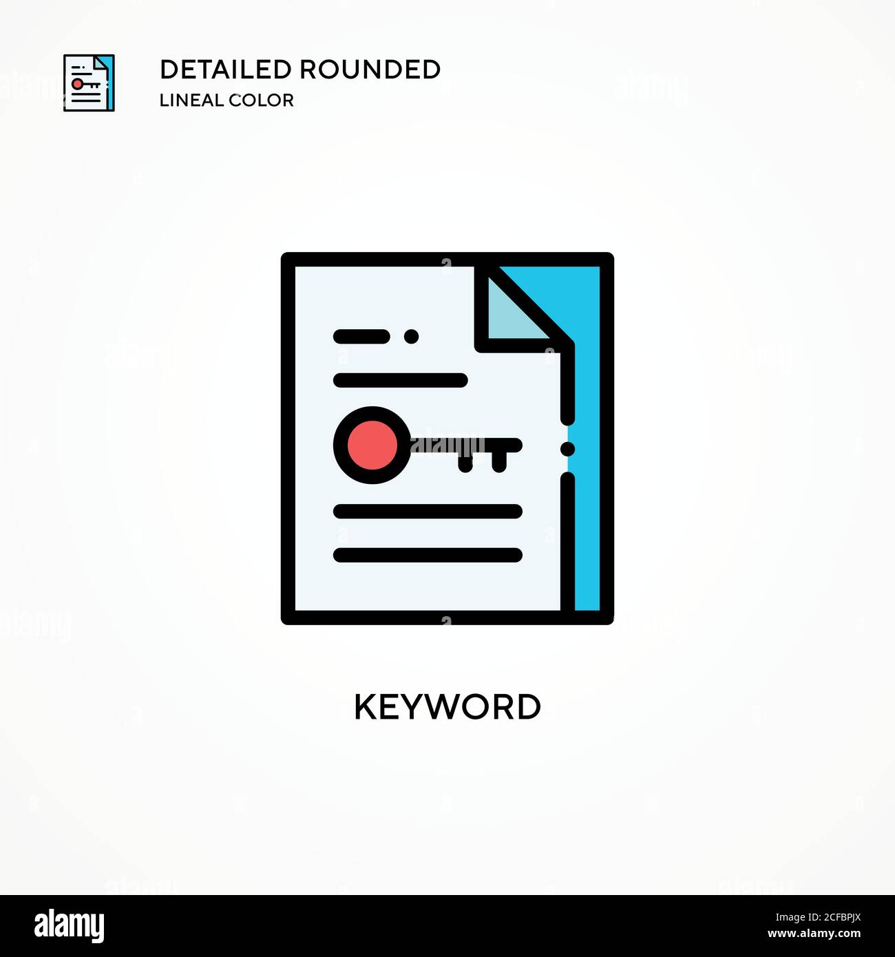 Keyword vector icon. Modern vector illustration concepts. Easy to edit ...