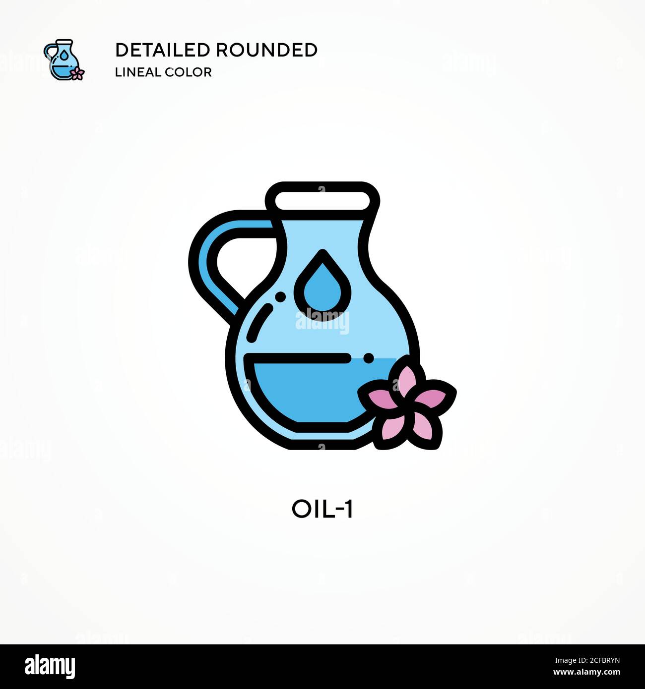 Oil-1 vector icon. Modern vector illustration concepts. Easy to edit ...
