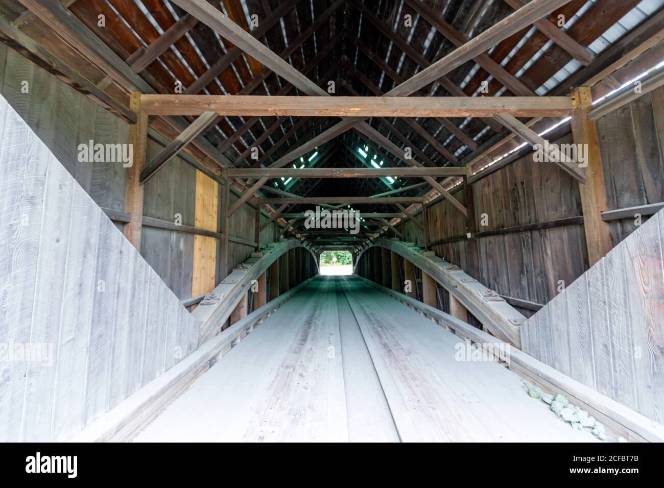 Lincoln Covered Bridge, Woodstock, Vermont, USA Stock Photo - Alamy