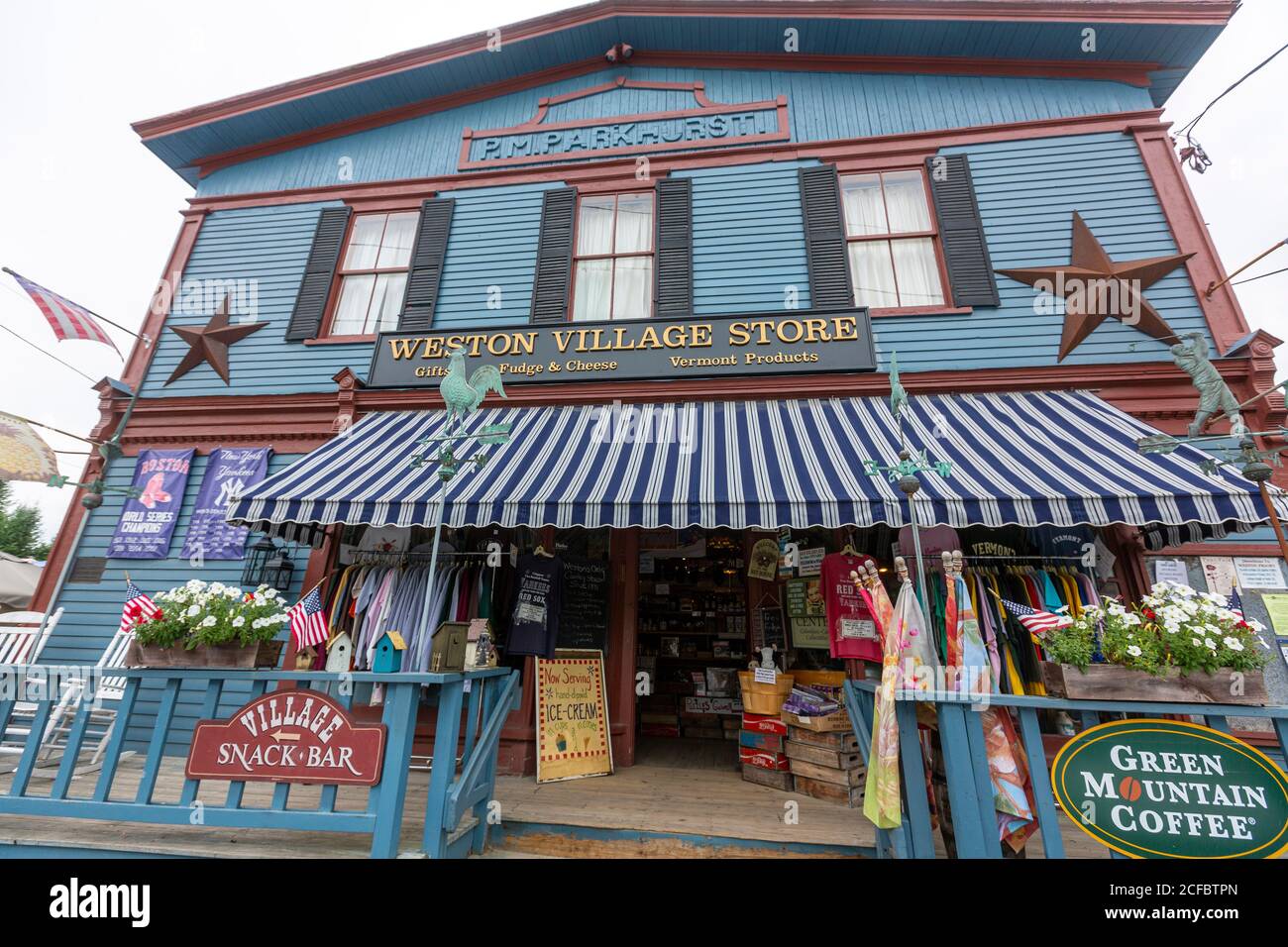 Weston Village Store, Weston, Vermont, USA Stock Photo - Alamy