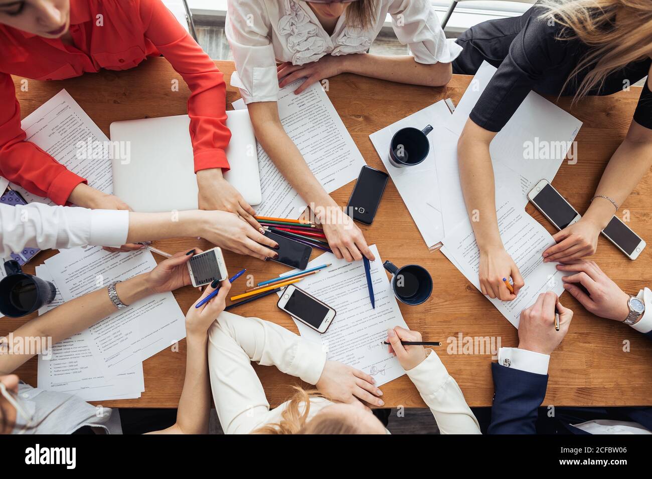 Business Team Empowerment Success Motivation Concept Stock Photo - Alamy