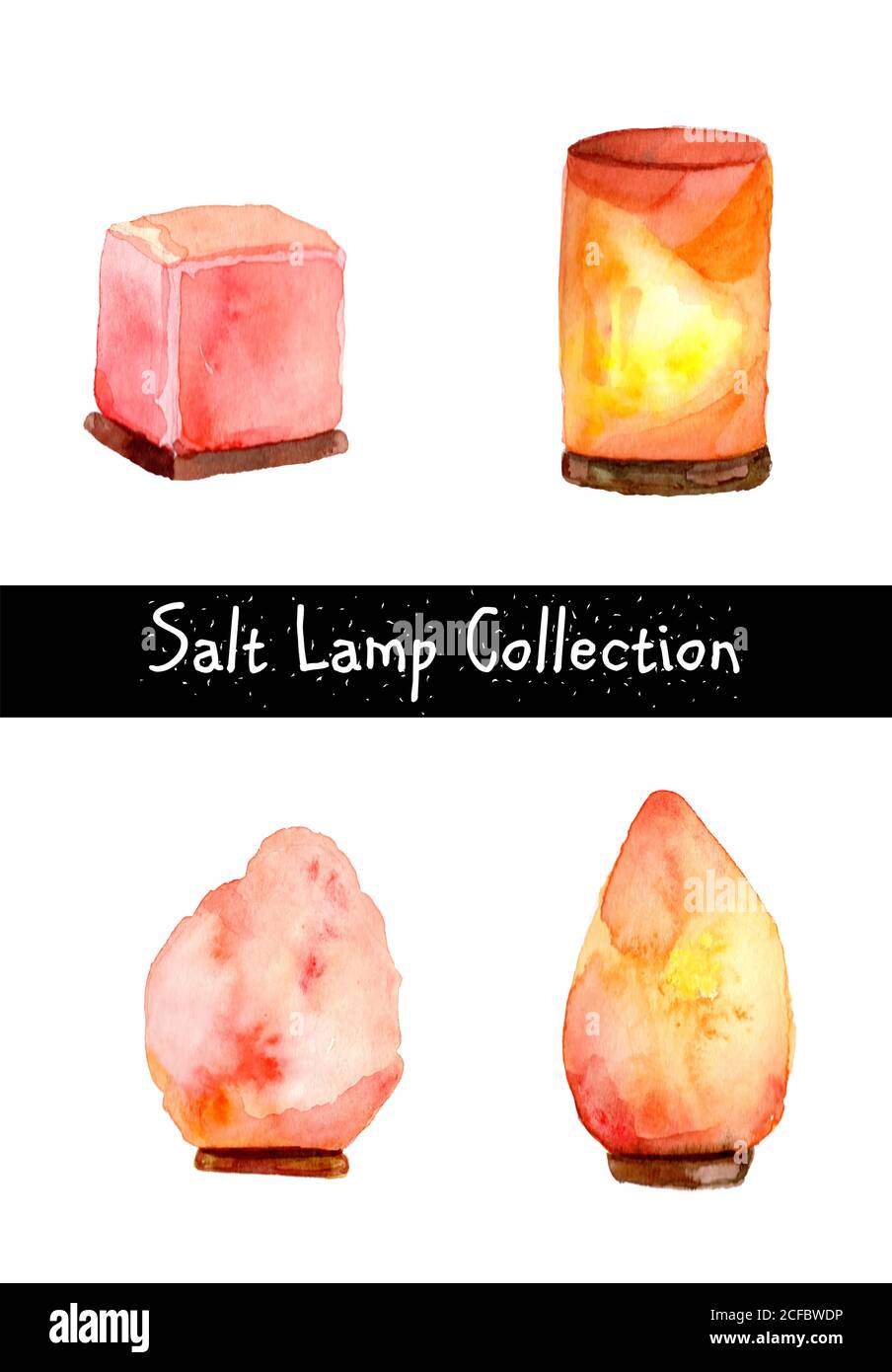 Pink rock salt black background Stock Vector Images - Alamy