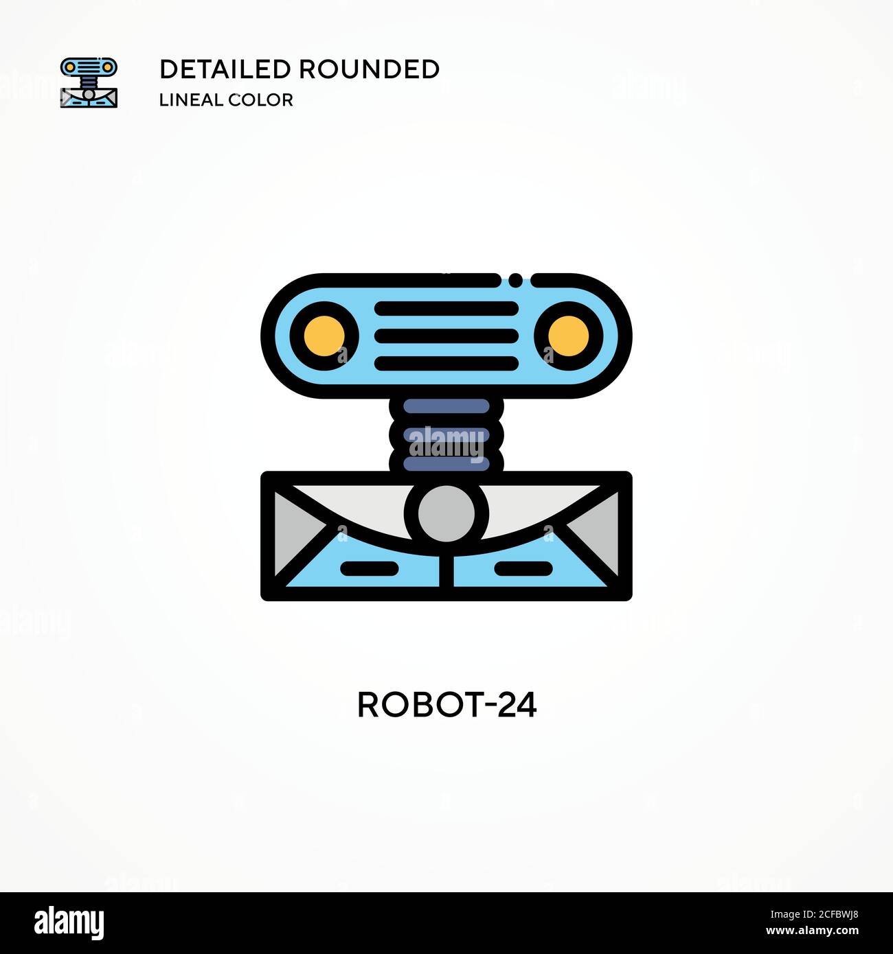 Robot-24 vector icon. Modern vector illustration concepts. Easy to edit ...