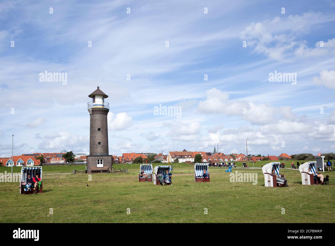 Meme fire, old lighthouse, Juist, East Frisian Islands Stock Photo - Alamy