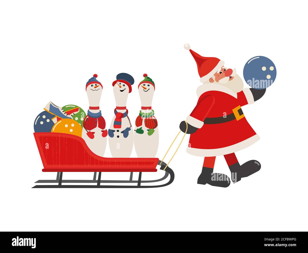 Cartoon bowling pins hi-res stock photography and images - Alamy