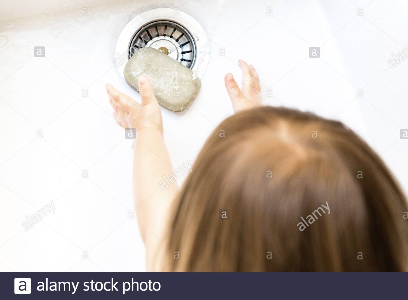 Hand Washing Child Soap High Resolution Stock Photography and Images ...