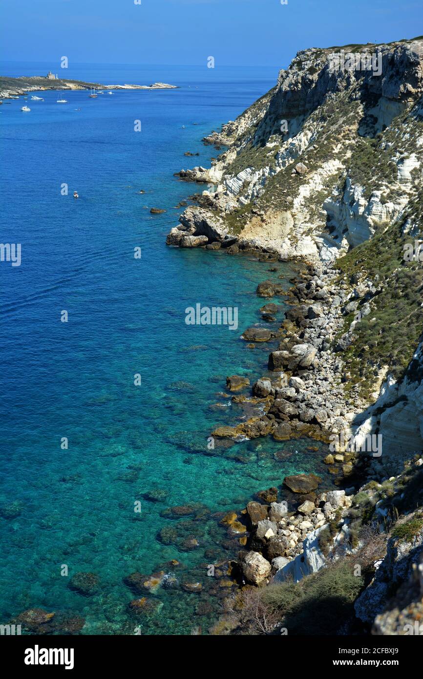 Tremiti, Puglia, Italy - View of the Tremiti Islands, small islands in ...