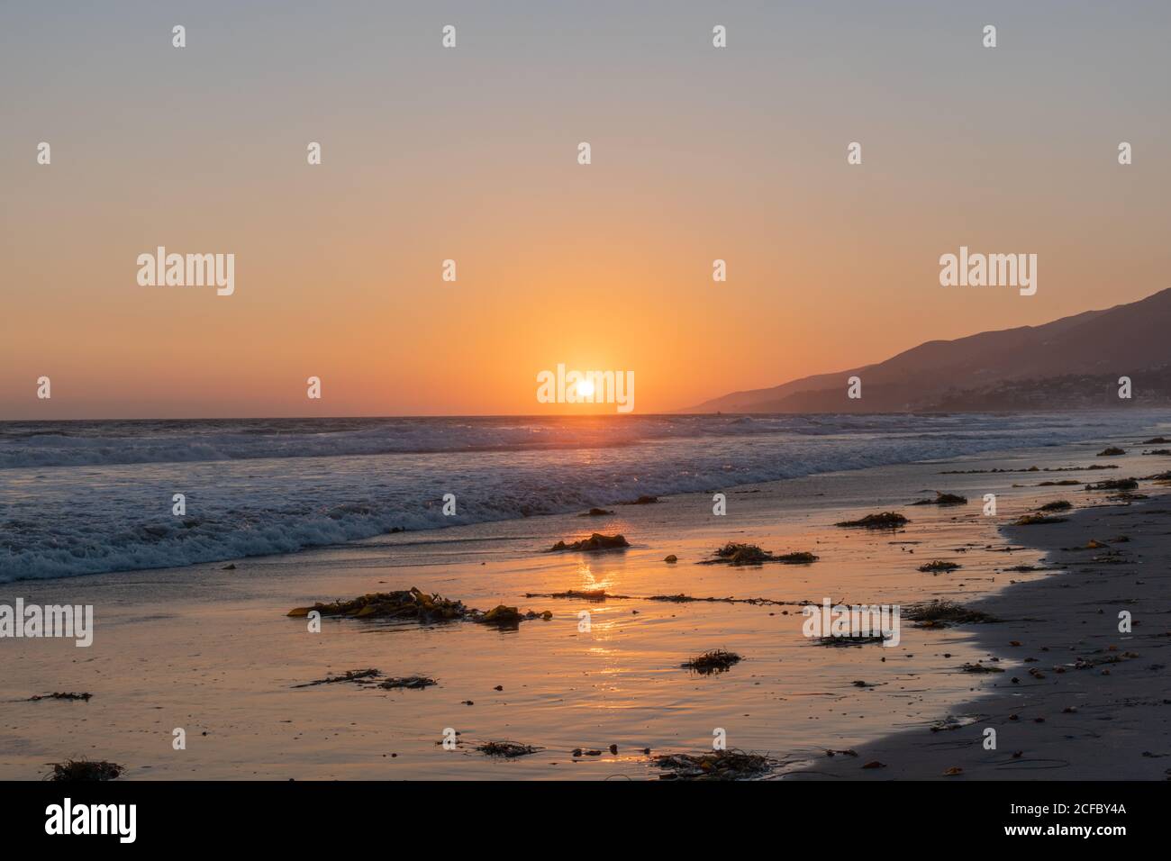 Zuma beach malibu sunset hi-res stock photography and images - Alamy