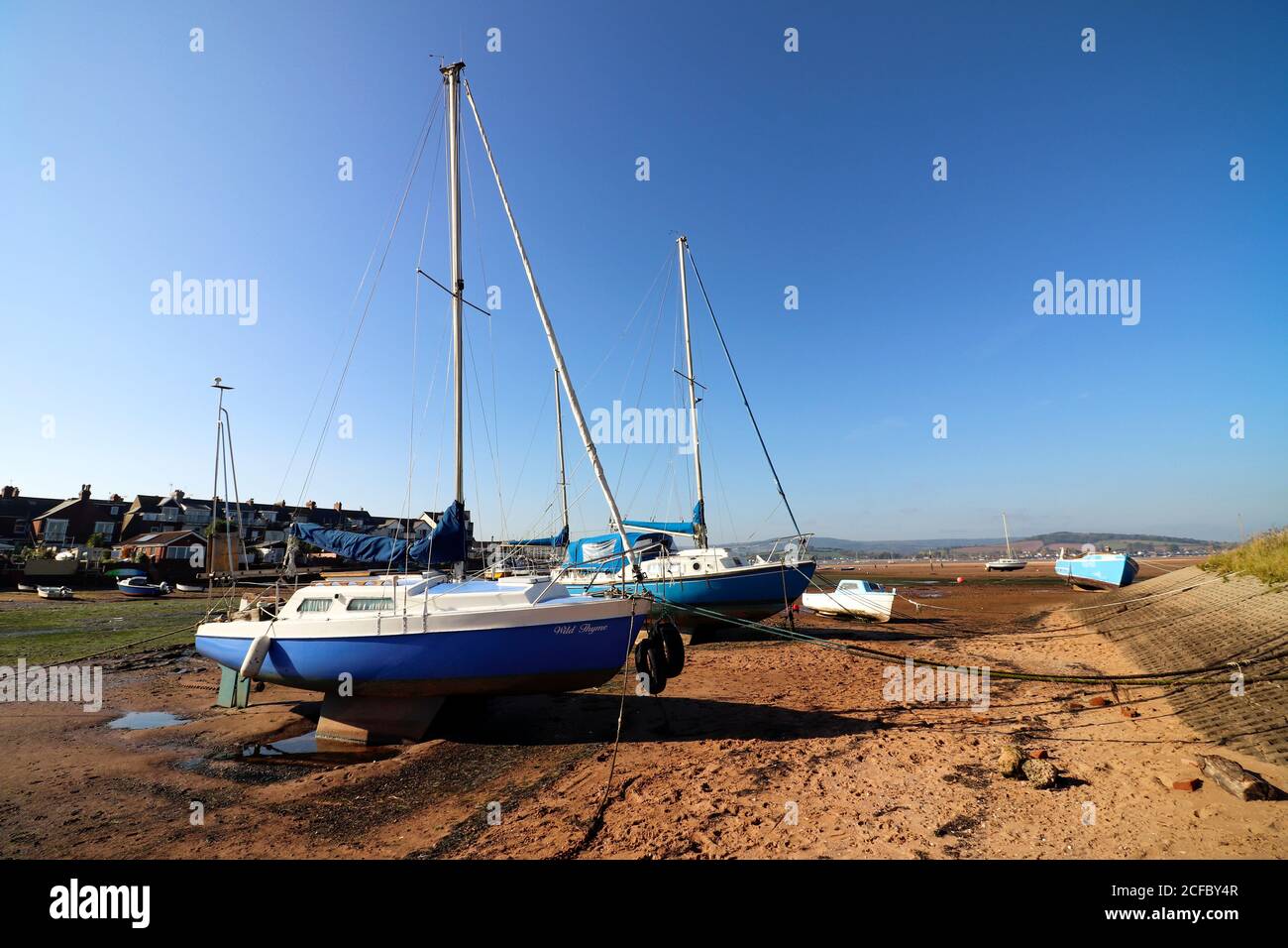 Sailing dinghy exmouth hi-res stock photography and images - Alamy