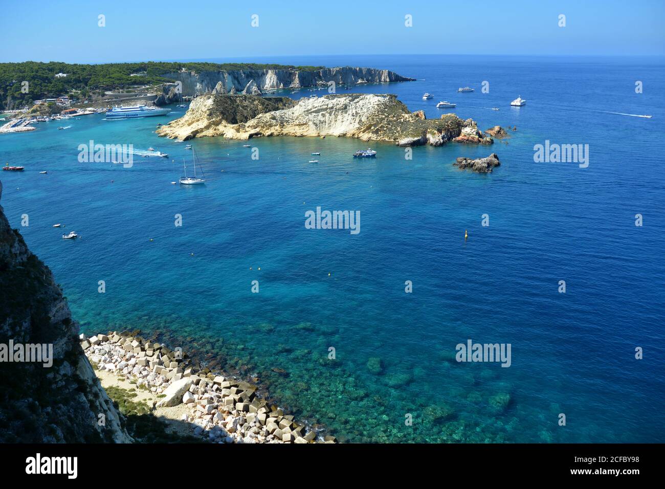 Tremiti, Puglia, Italy - View of the Tremiti Islands, small islands in ...