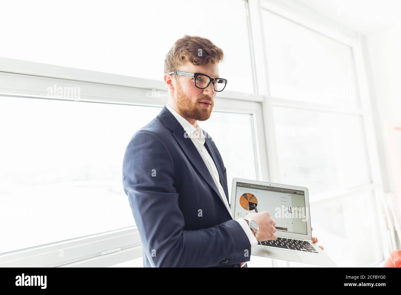 Elegant senior manager working desk hi-res stock photography and images ...