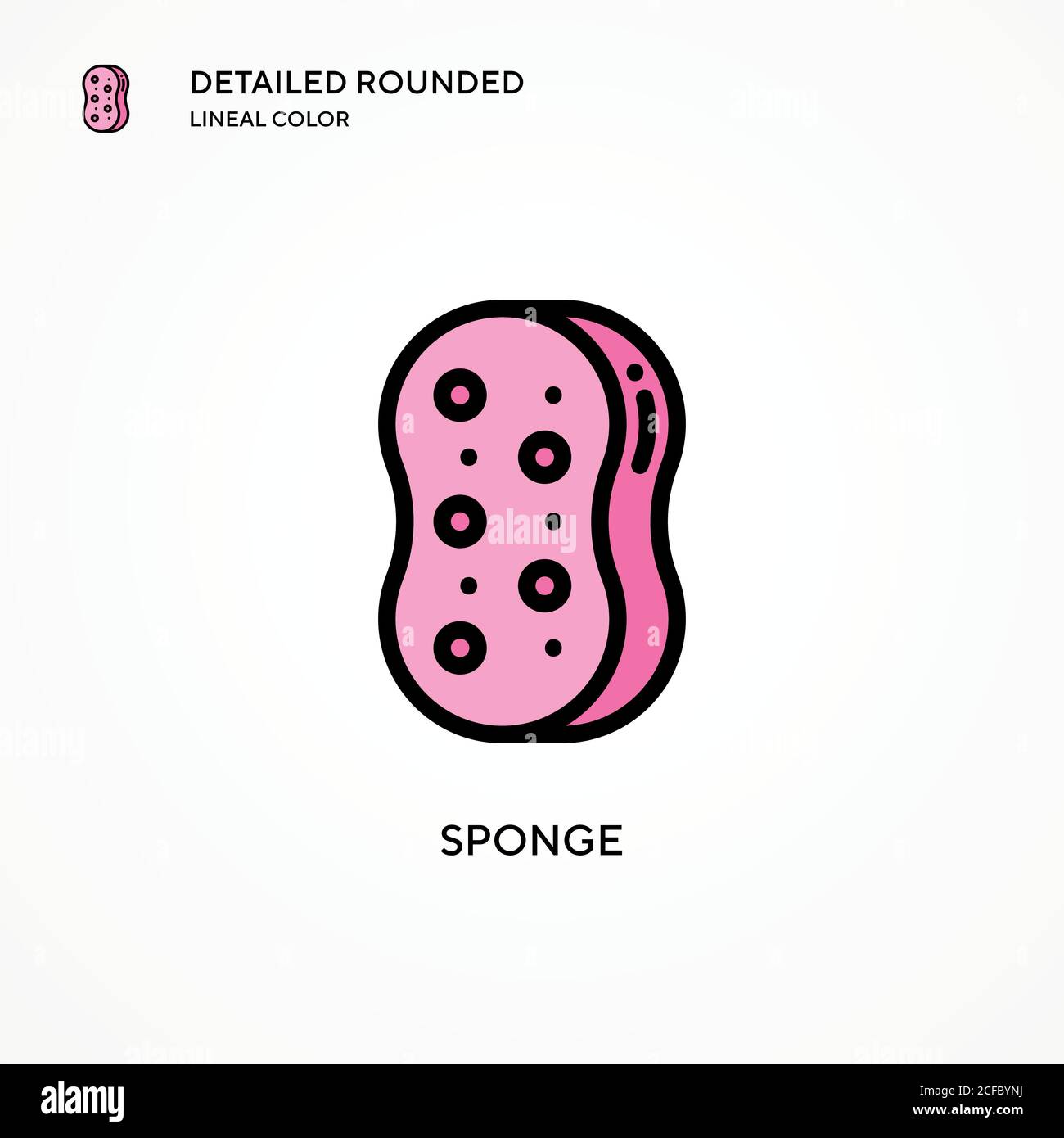 Sponge vector icon. Modern vector illustration concepts. Easy to edit ...