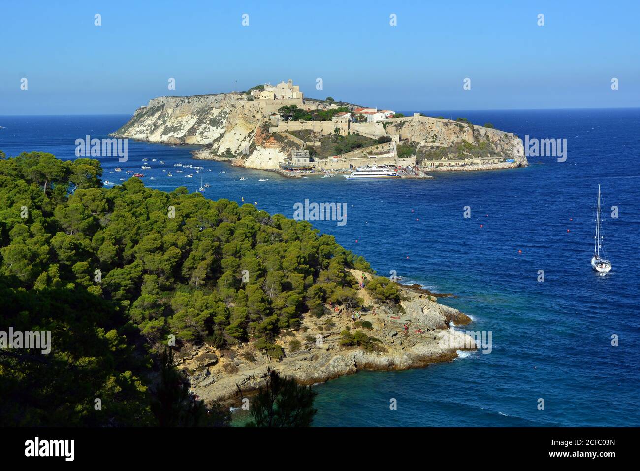 Tremiti, Puglia, Italy - View of the Tremiti Islands, small islands in ...