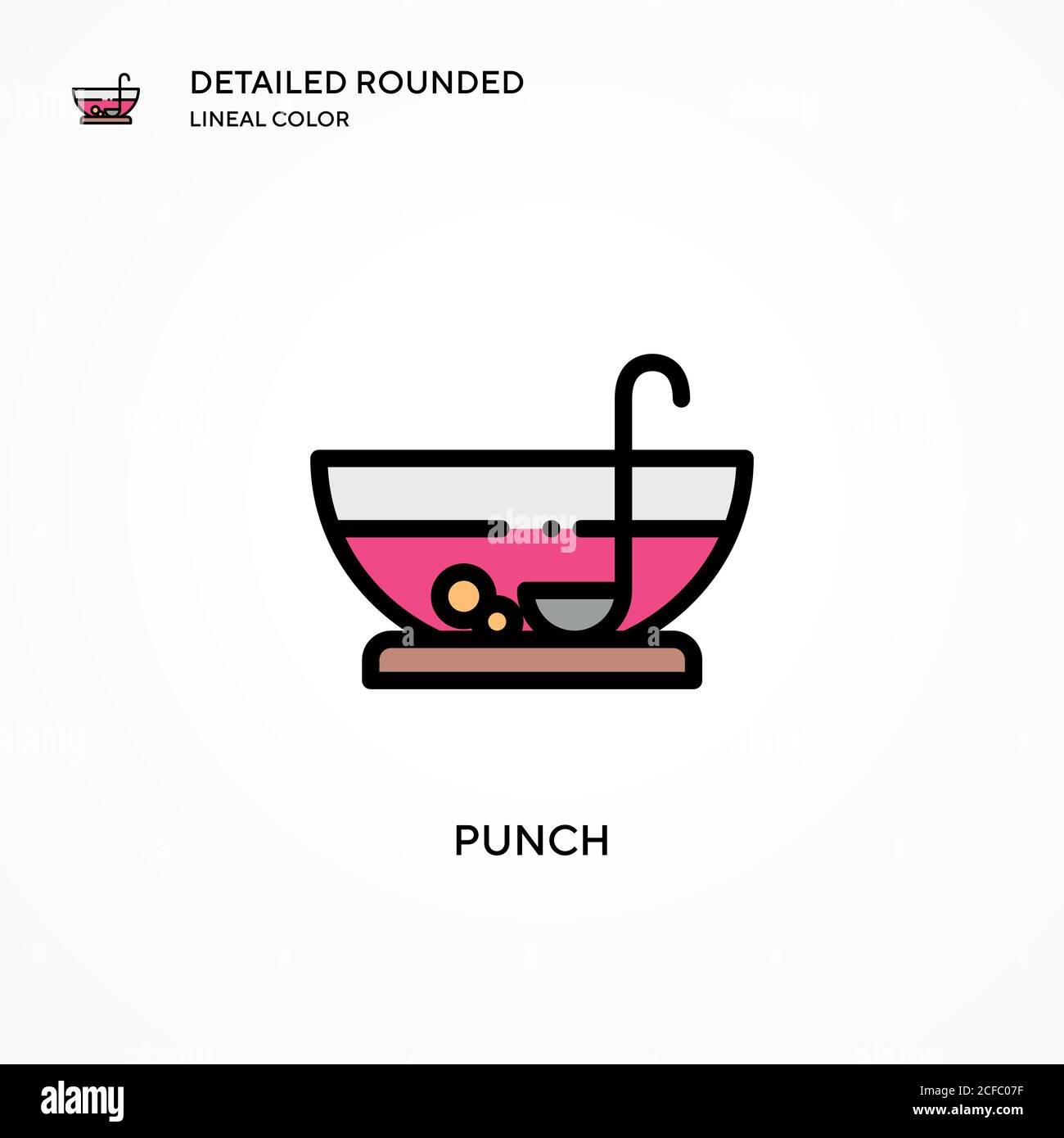 Punch vector icon. Modern vector illustration concepts. Easy to edit ...