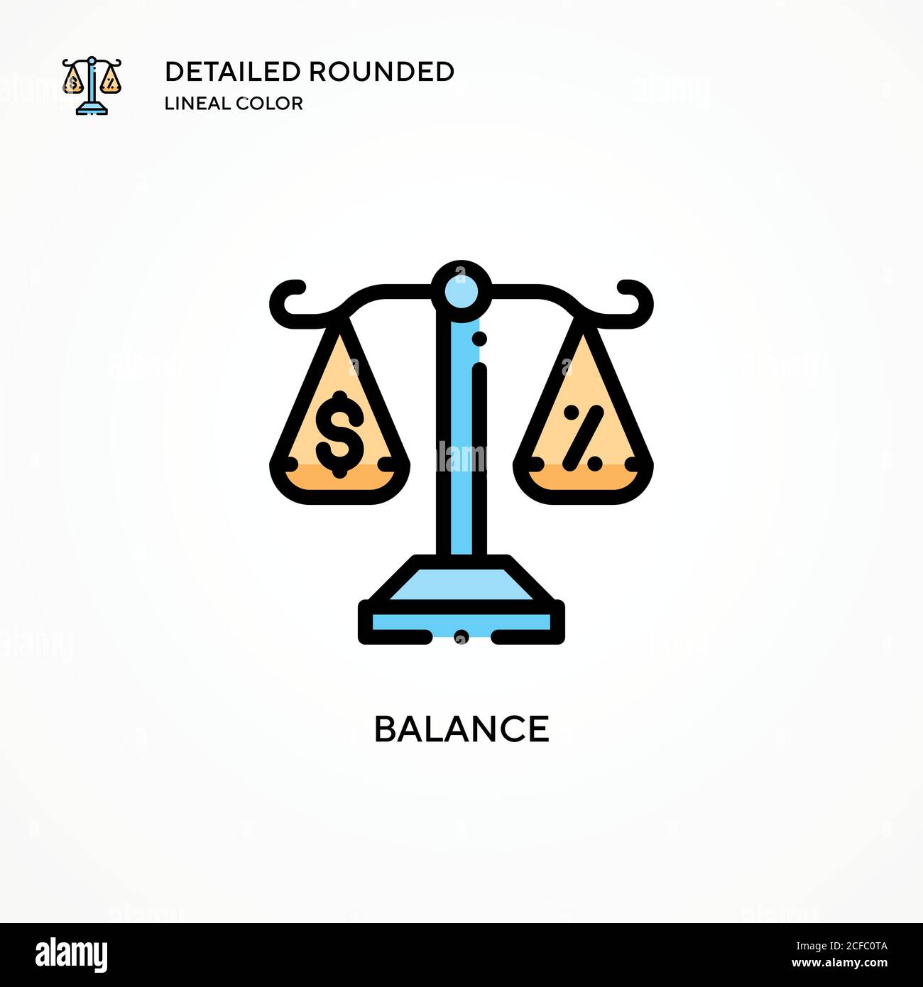 Balance vector icon. Modern vector illustration concepts. Easy to edit ...