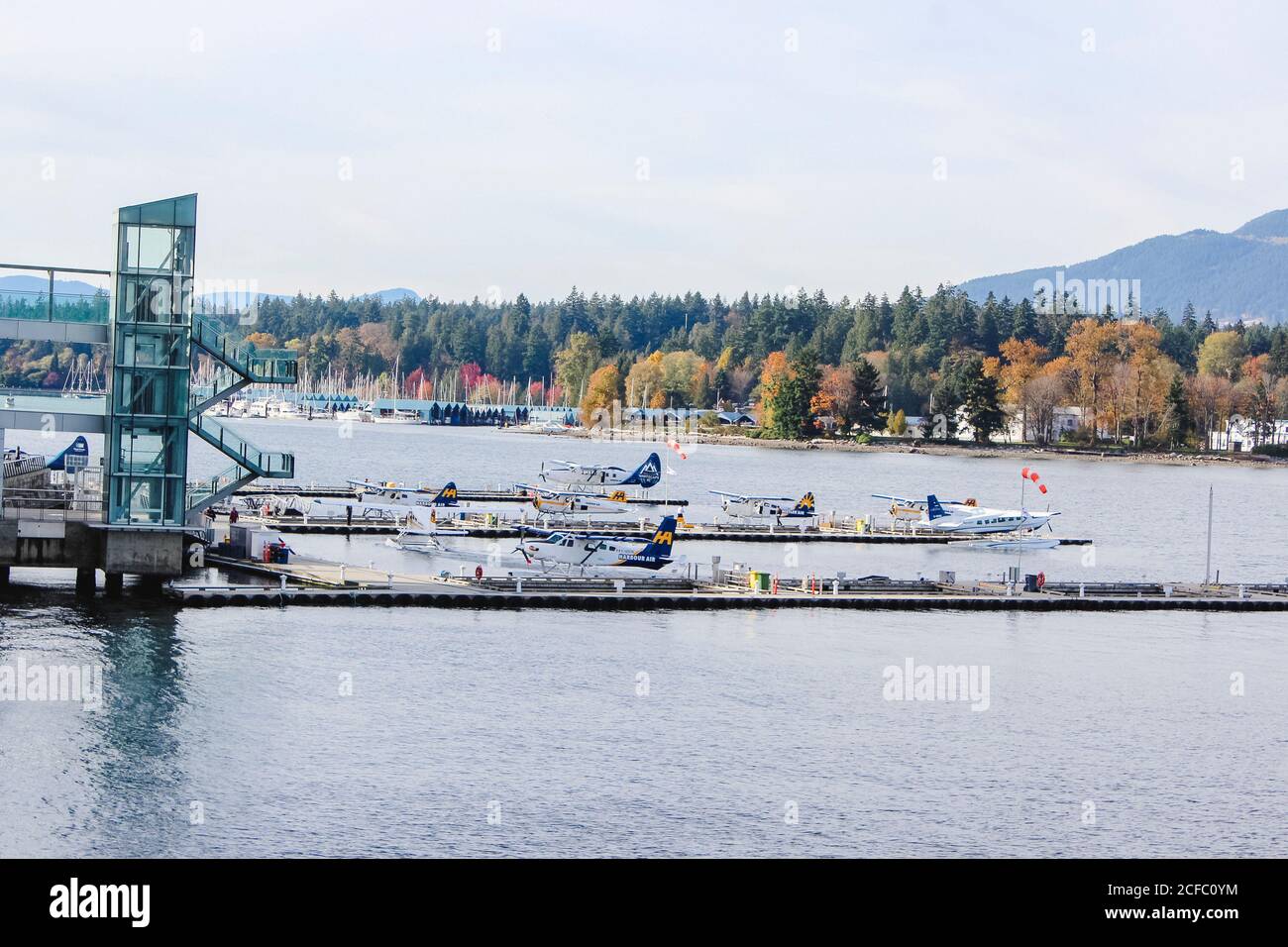 Seaplanes at Vancouver Harbor in Canada Stock Photo - Alamy